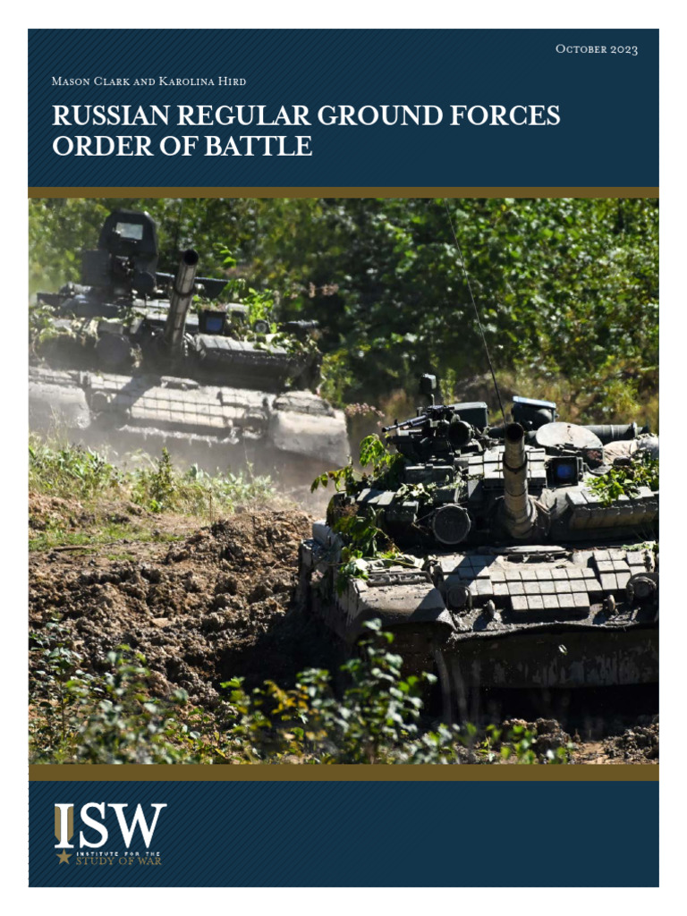 October 12, 2023 Russian Orbat - Final | PDF | Division (Military ...