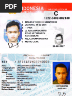 Gambar KTP Belakang Andrew Ronny | PDF