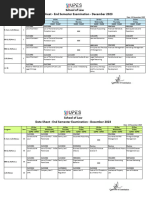 CS December 2025 Exam Timetable | PDF | Business | Corporations