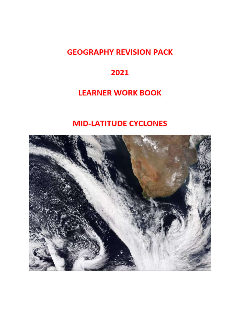 Grade 12 Mid-Latitude Cyclones Guide | PDF