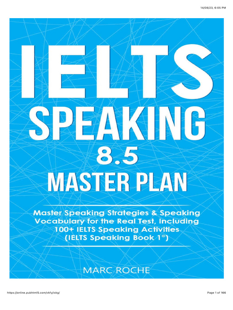 Roche Marc Ielts Speaking 85 Master Plan Master Speaking STR - Safi ...