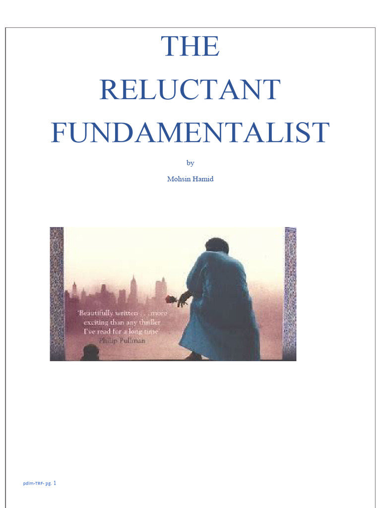 THE RELUCTANT FUNDAMENTALIST Class Study Guide | PDF