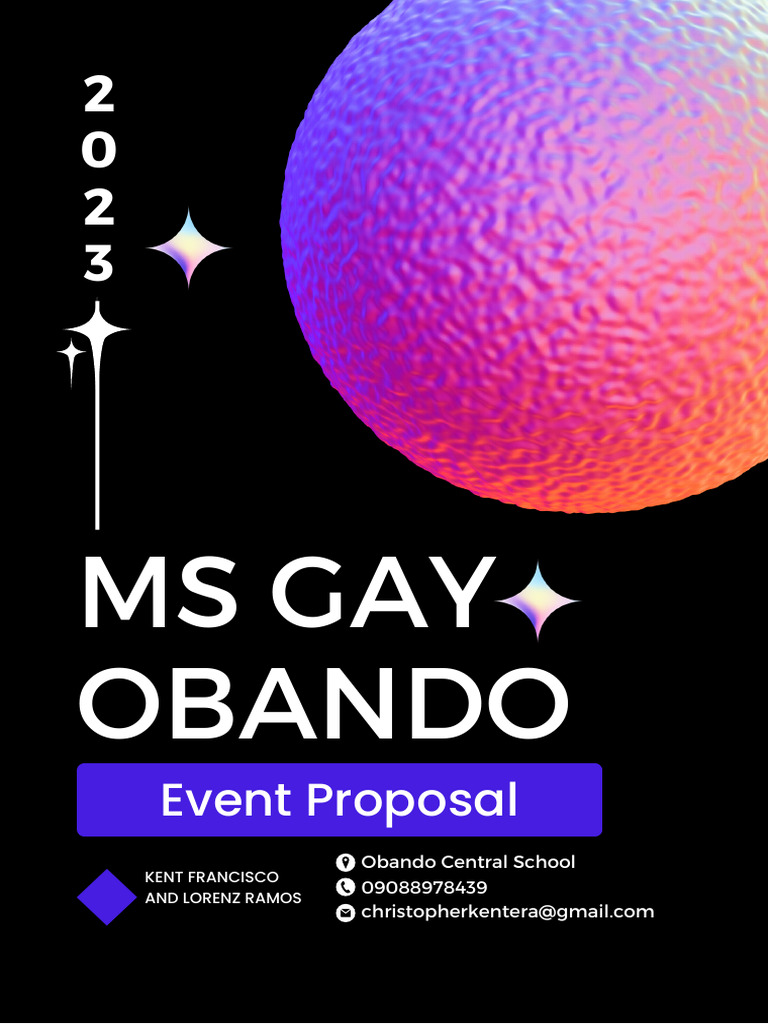Ms. Gay Pageant Proposal for Obando | PDF | Business Process ...