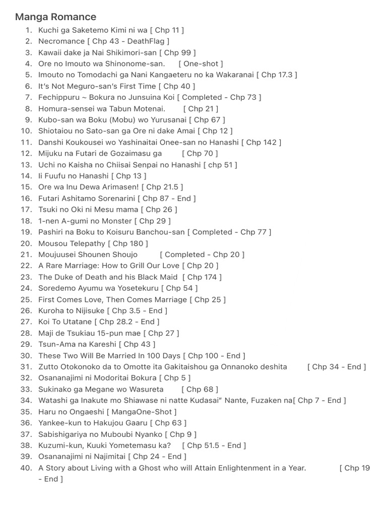 Manga Romance | PDF | Anime And Manga | Comics