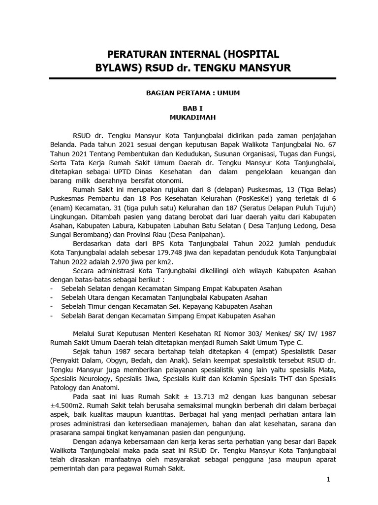 TKRS-1-EP B (Hospital by Low) | PDF | Kesehatan Holistik