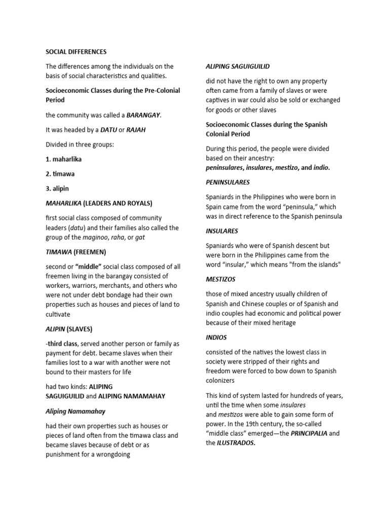 Social Differences | PDF | Social Stratification | Marxism