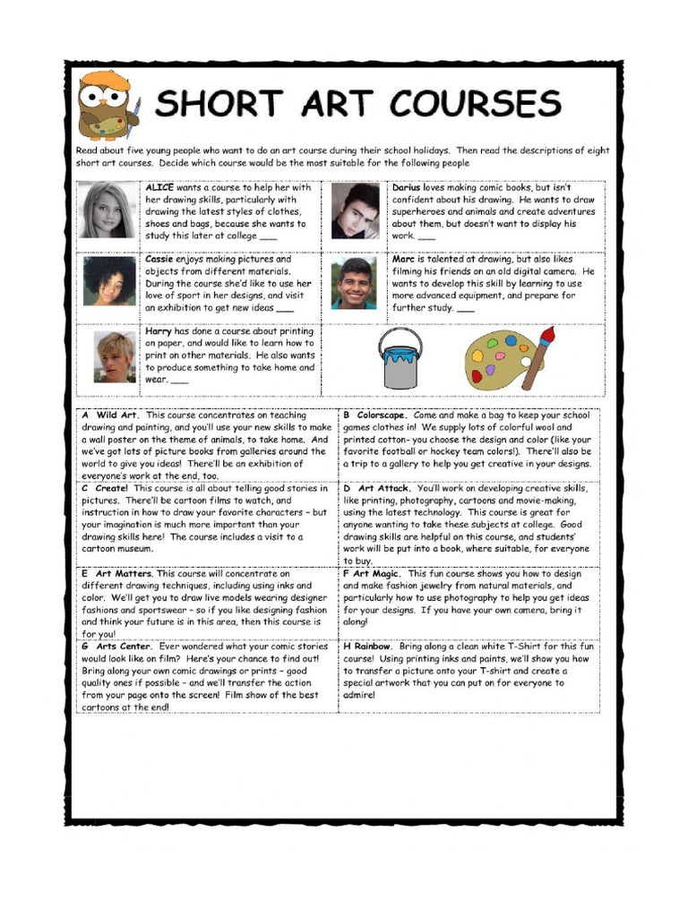 B1 Art Reading | PDF