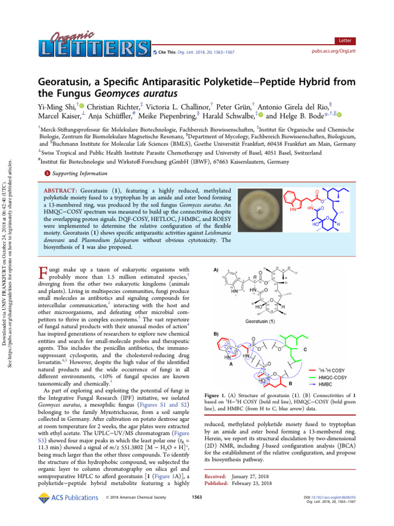 Shi Et Al. 2018 Georatusin Geomyces Auratus | PDF | Protein Domain ... Shi Et Al. 2018 Georatusin Geomyces Auratus | PDF | Protein Domain ...