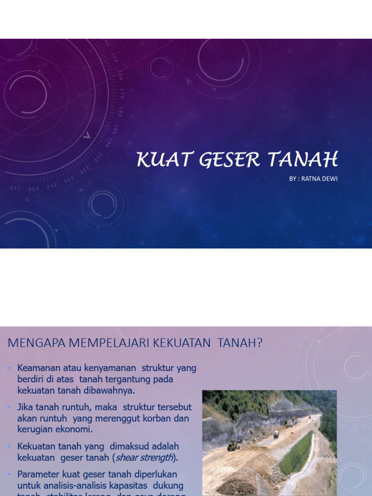 Hubungan Tegangan Geser Tanah | PDF