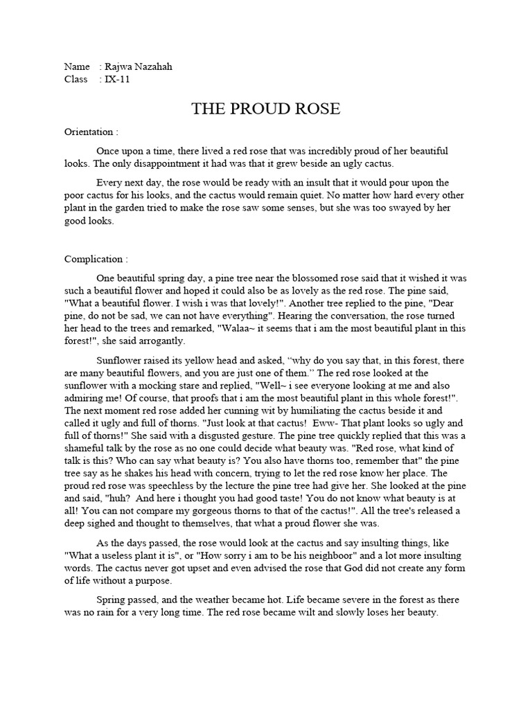 The Proud Rose (Edited) | PDF