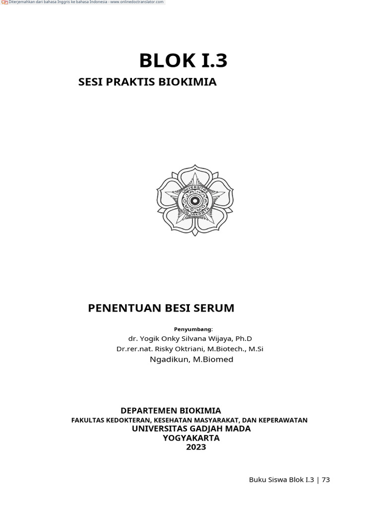 Praktikum Penentuan Besi Serum | PDF