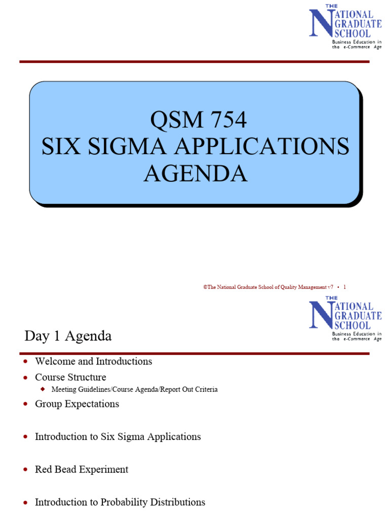 3 - QSM 754 Course PowerPoint Slides v8 | PDF | Statistics | Statistical Inference