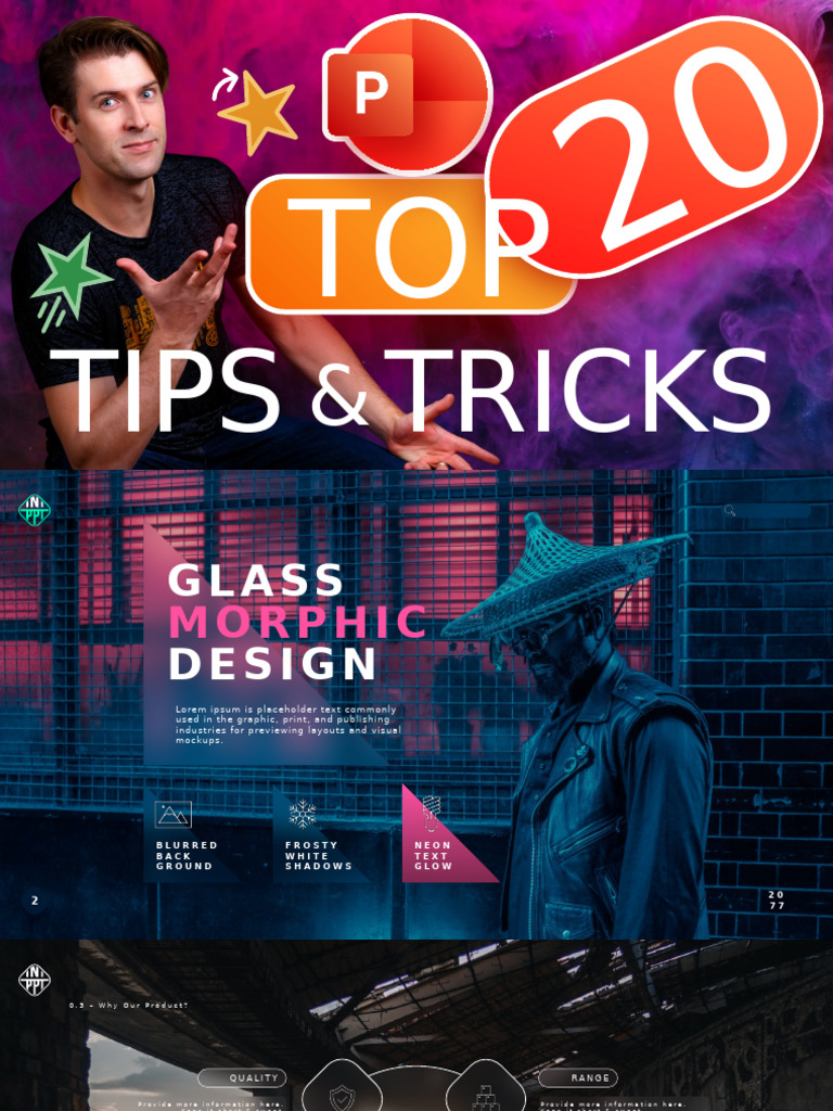 TOP 20 PowerPoint Tips - Patreon | PDF | Communication Design | Human ...