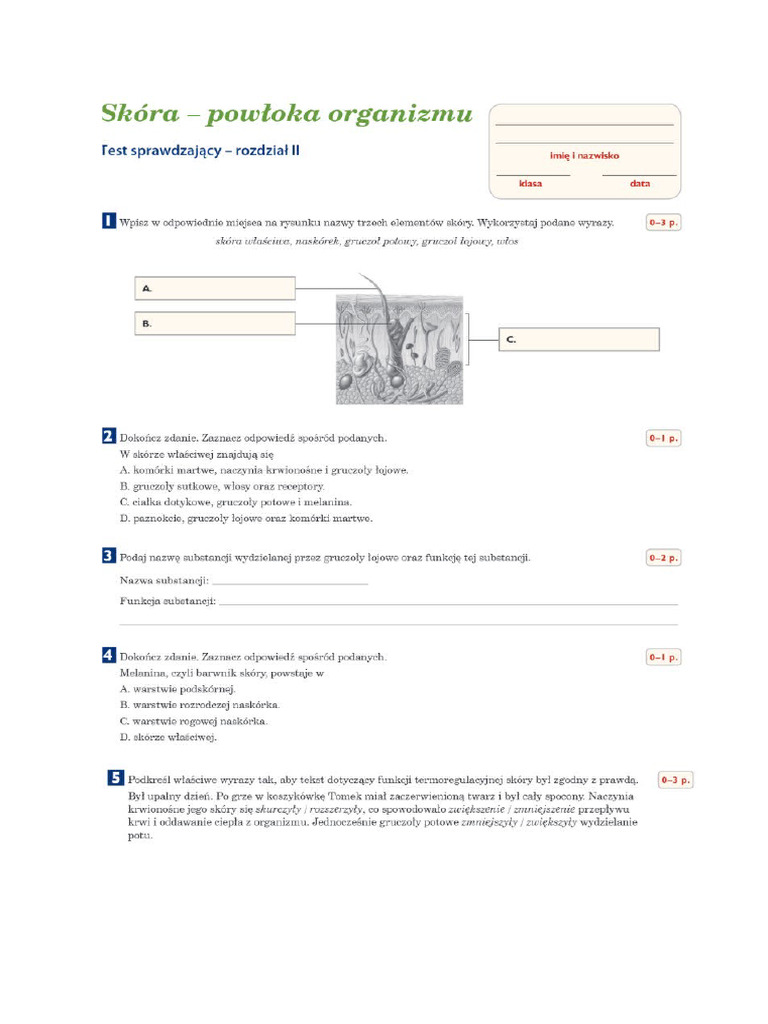 Biologia kl7 - 1 | PDF