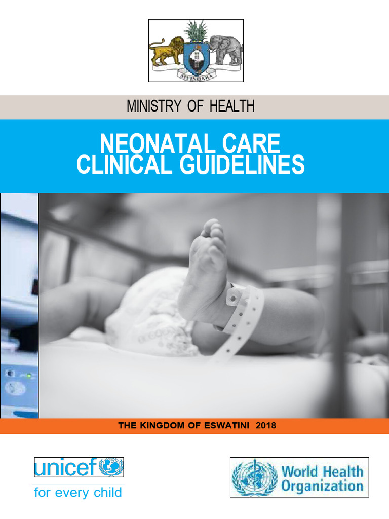 UNICEF SD Neonatal Guidelines Report 2018 | Download Free PDF ...