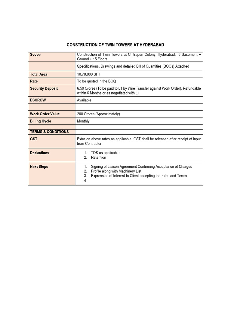 Hyd Twin Towers | PDF | Finance & Money Management | Law