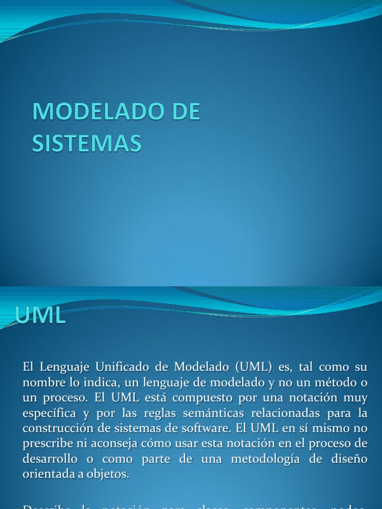 Tema 4 Modelado de Sistemas | PDF | Caso de uso | Lenguaje de modelado unificado