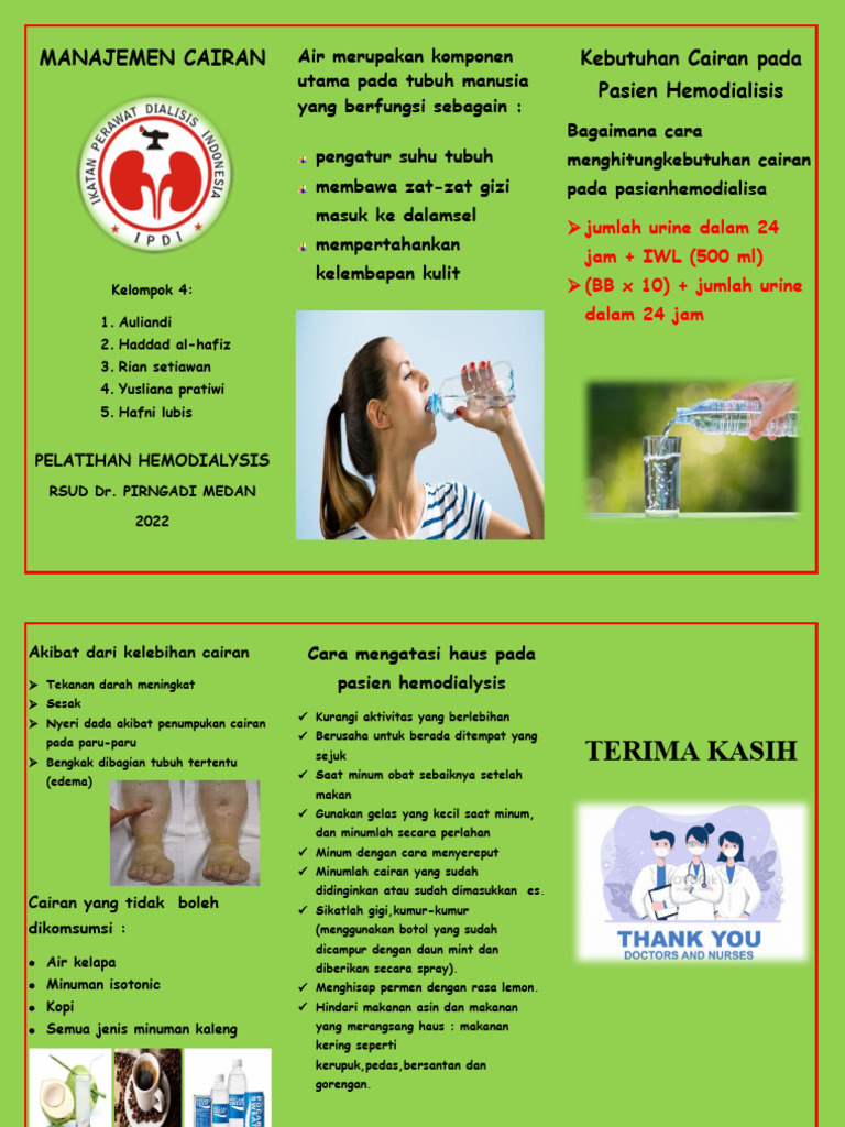 Leaflet Manajemen Cairan | PDF