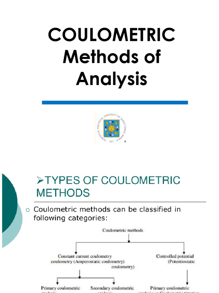 COULOMETRIC Methods of Analysis | Download Free PDF | Electrochemistry ...