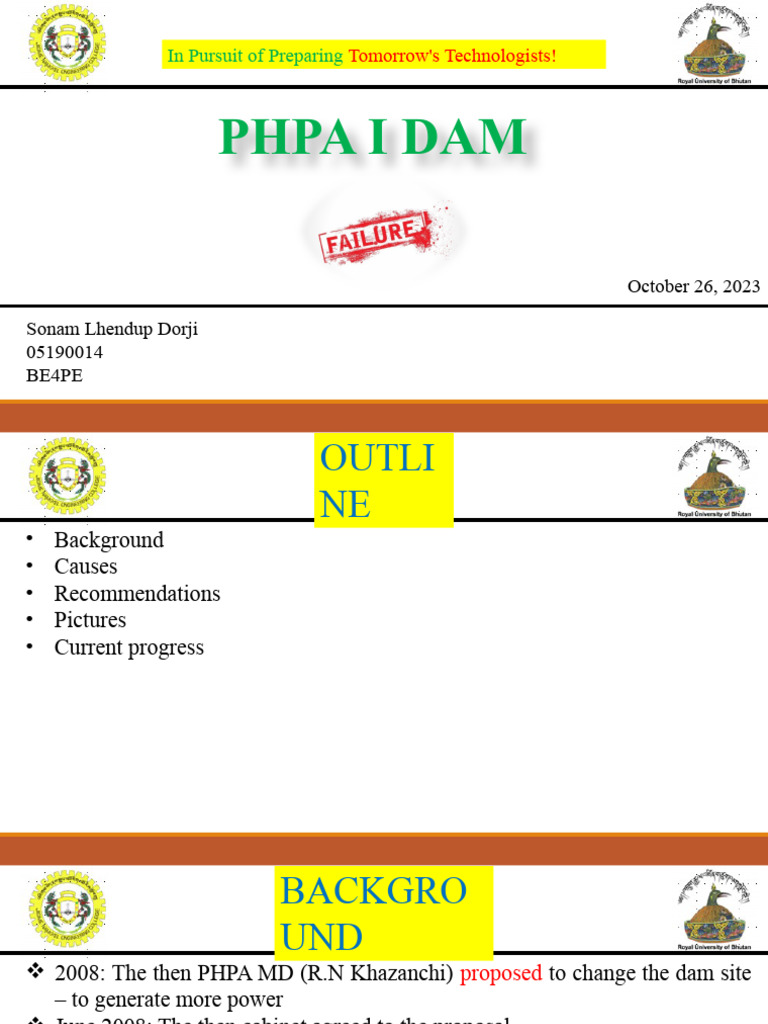 Phpa I Dam: in Pursuit of Preparing | PDF | Dam | Hydroelectricity