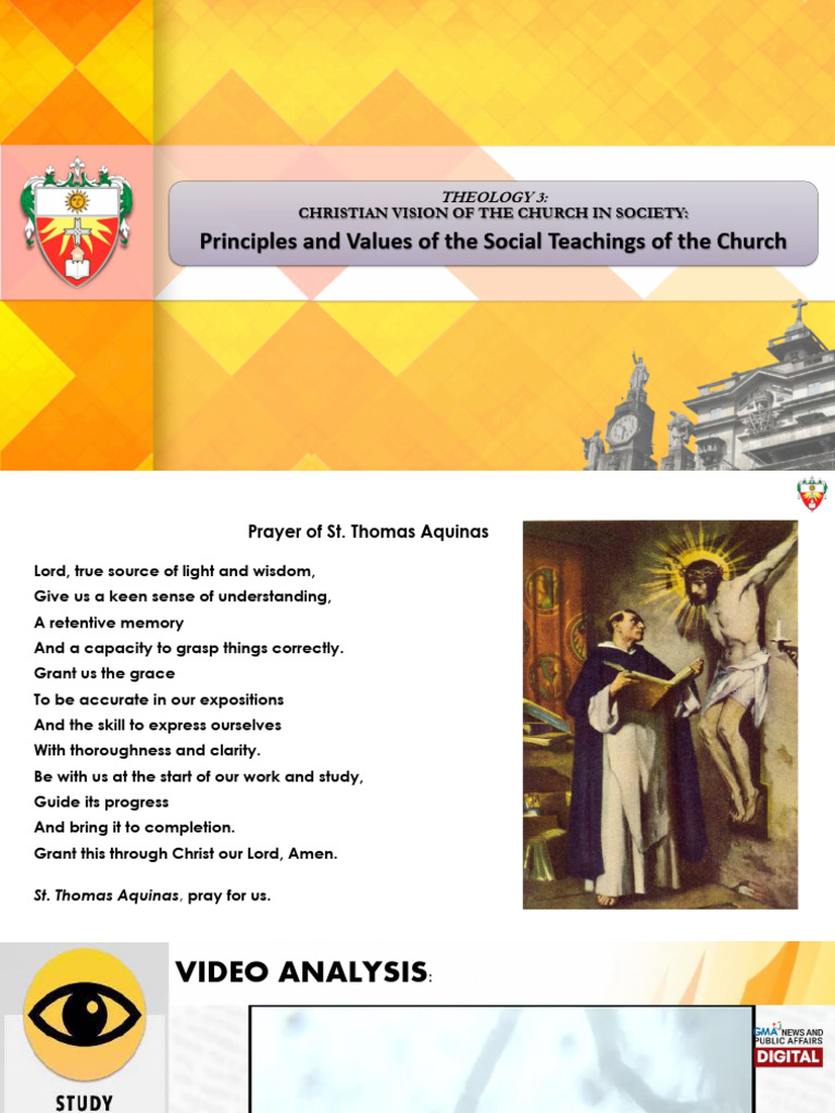 9B - Principles and Values of CST | PDF | Catholic Social Teaching ...