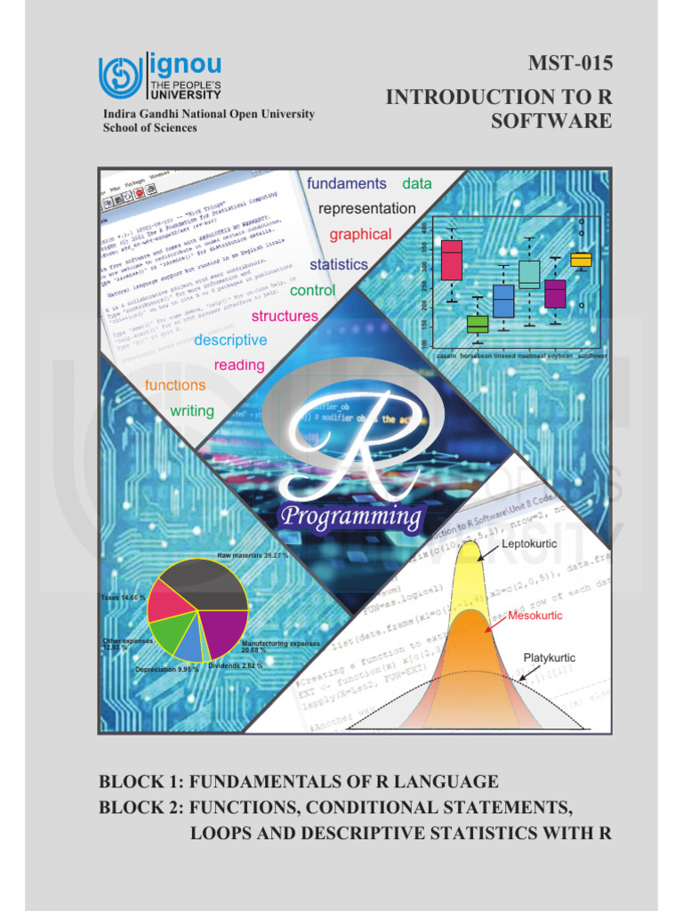 MST 015 | Download Free PDF | R (Programming Language) | Command Line Interface