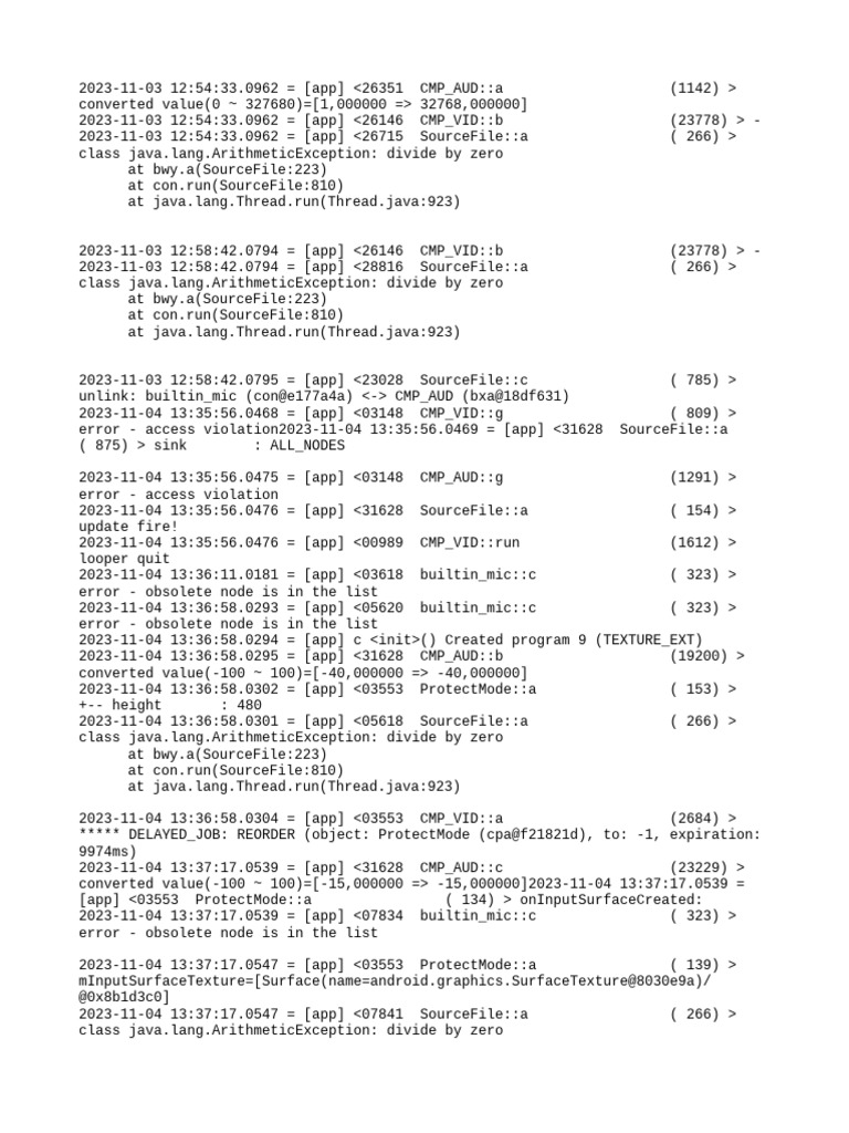 Usb Cam Log | PDF | Computing | Software