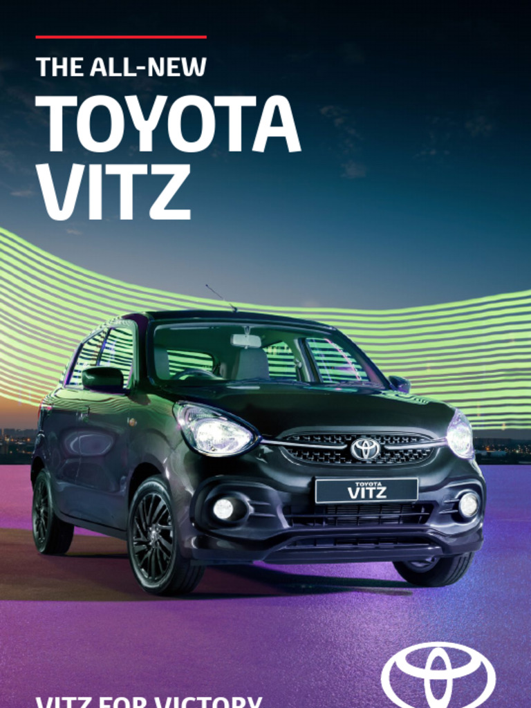 Toyota Vitz Brochure | PDF | Anti Lock Braking System | Toyota