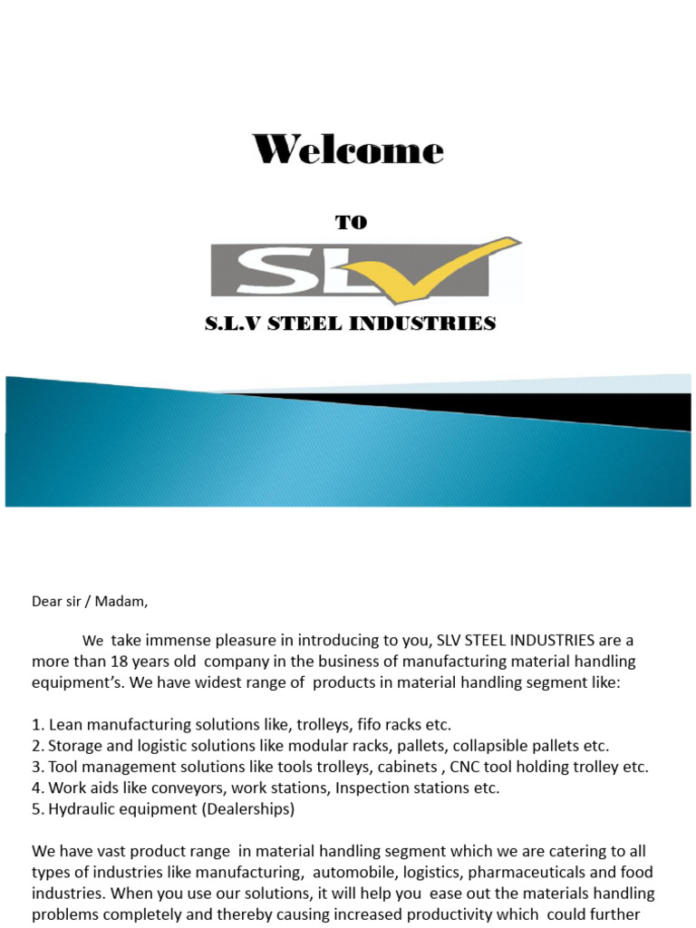 SLV Products Catalogue. | Download Free PDF | Manufactured Goods ...