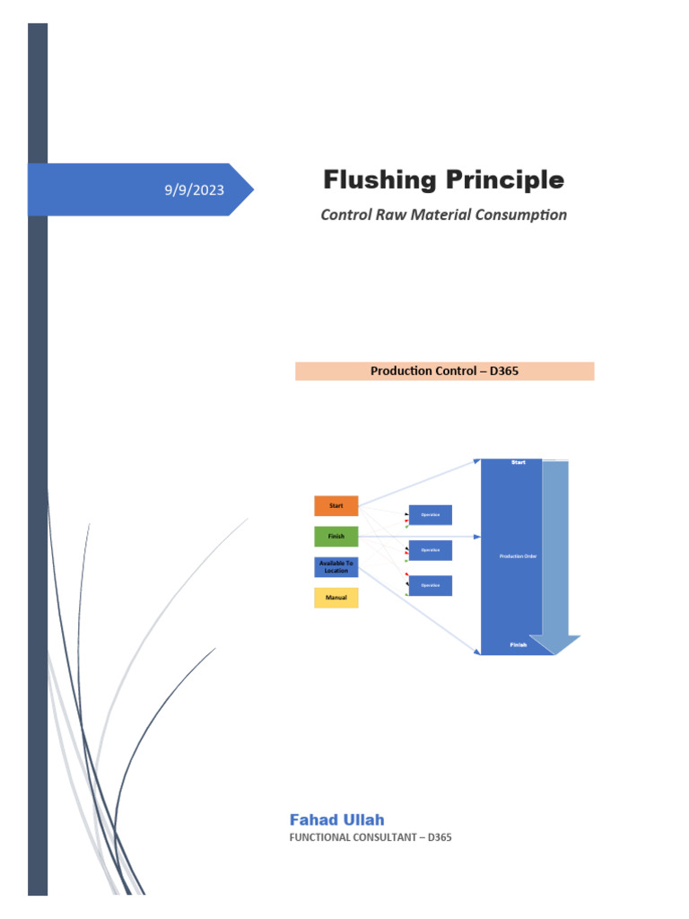 Flushing Principle in Production Process | PDF | Bearing (Mechanical ...