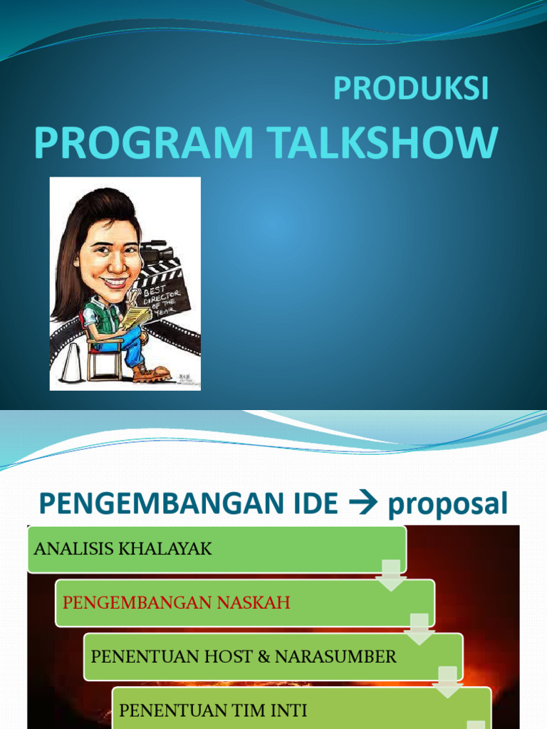 Desain Produksi Talkshow | PDF