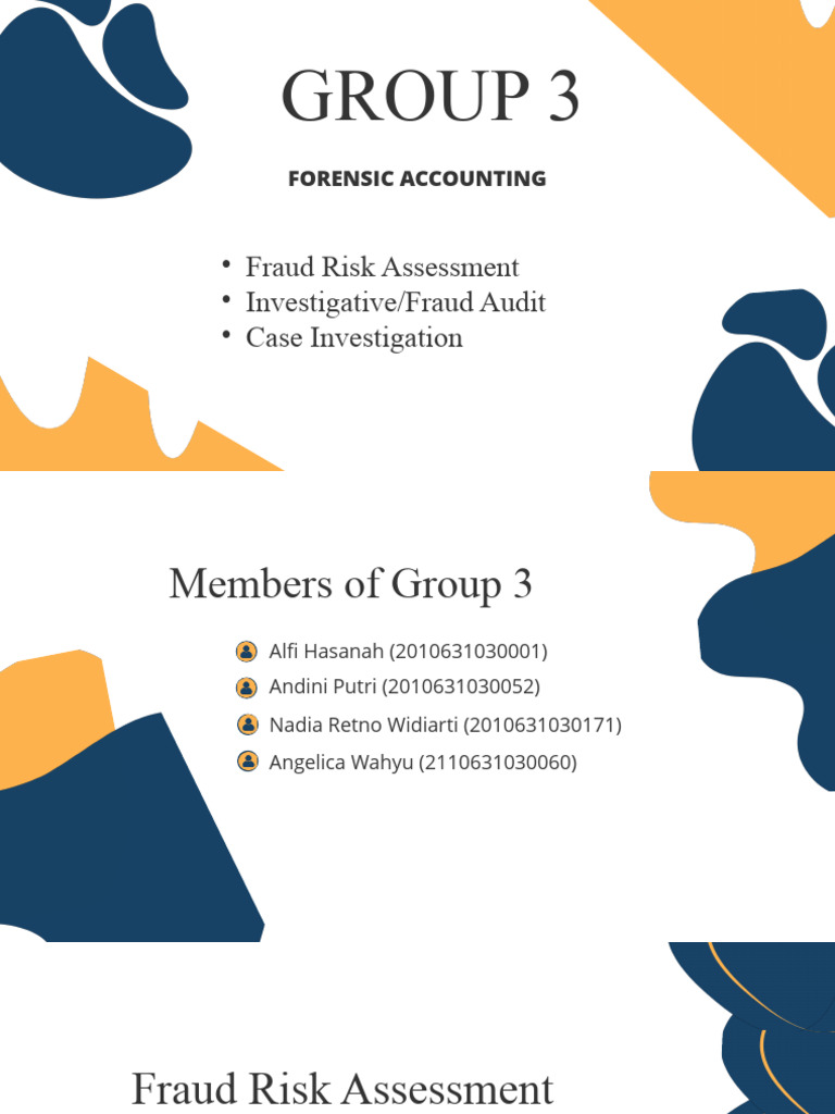 GROUP 3 - FRA and Fraud Audit | PDF | Risk | Enron
