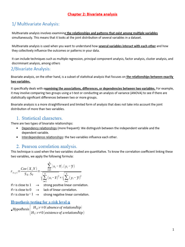 Econometrics Summary | Download Free PDF | Dependent And Independent Variables | Statistics
