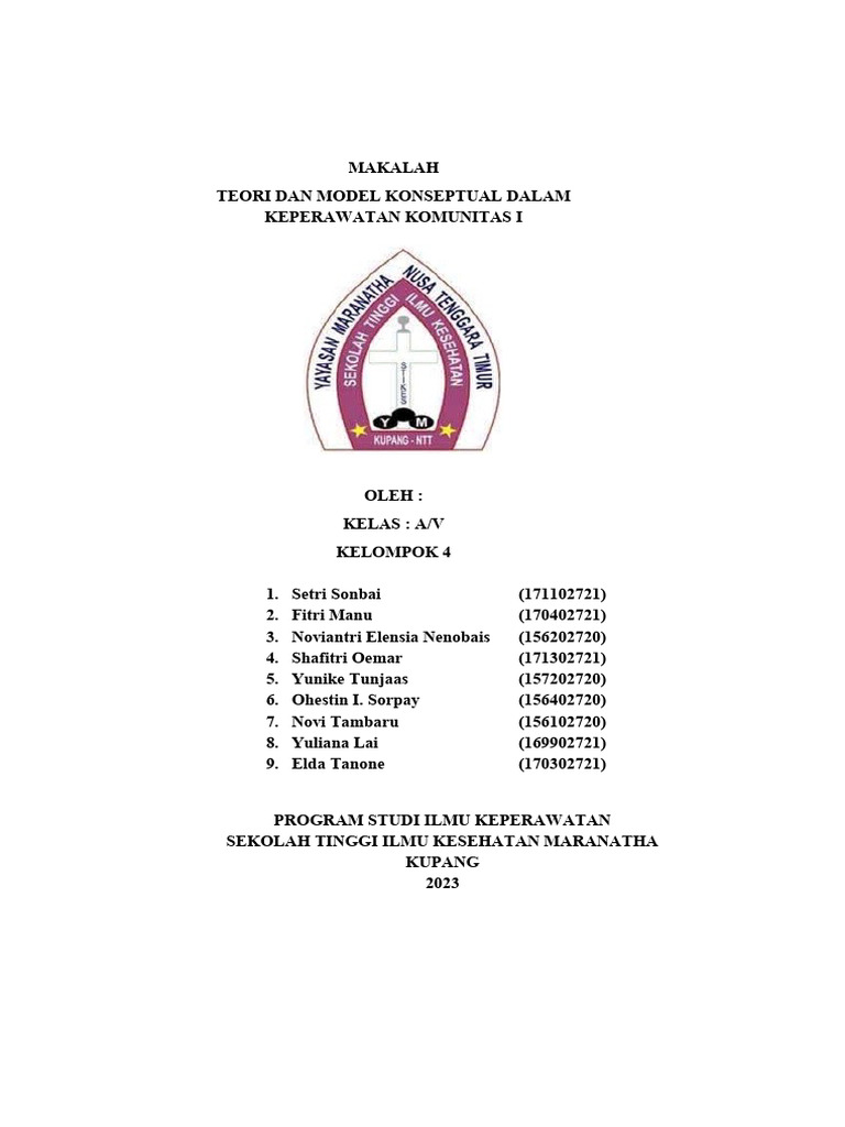 Makalah Teori Calista Roy-1 | PDF