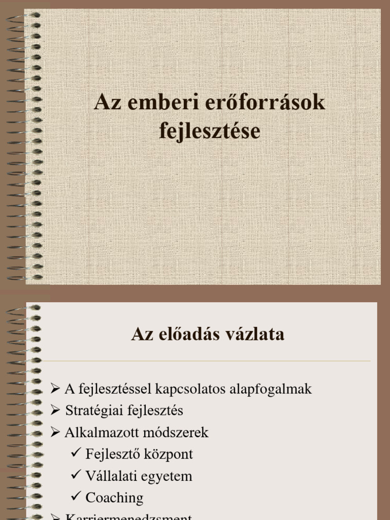 Emberi Eroforras Fejlesztes | PDF