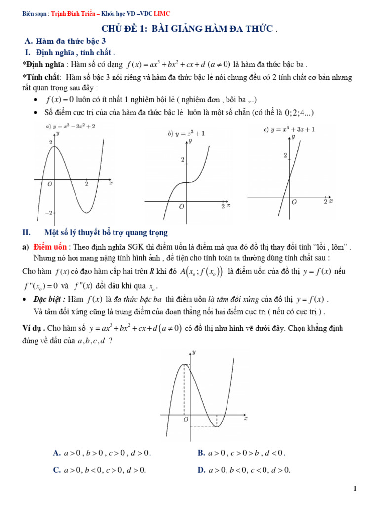 Hàm Đa TH C Và Phân TH C . | PDF