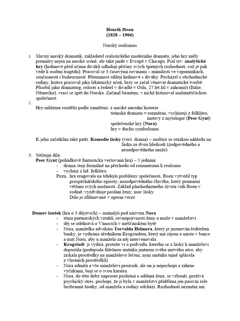 6 Ibsen Studenti | PDF