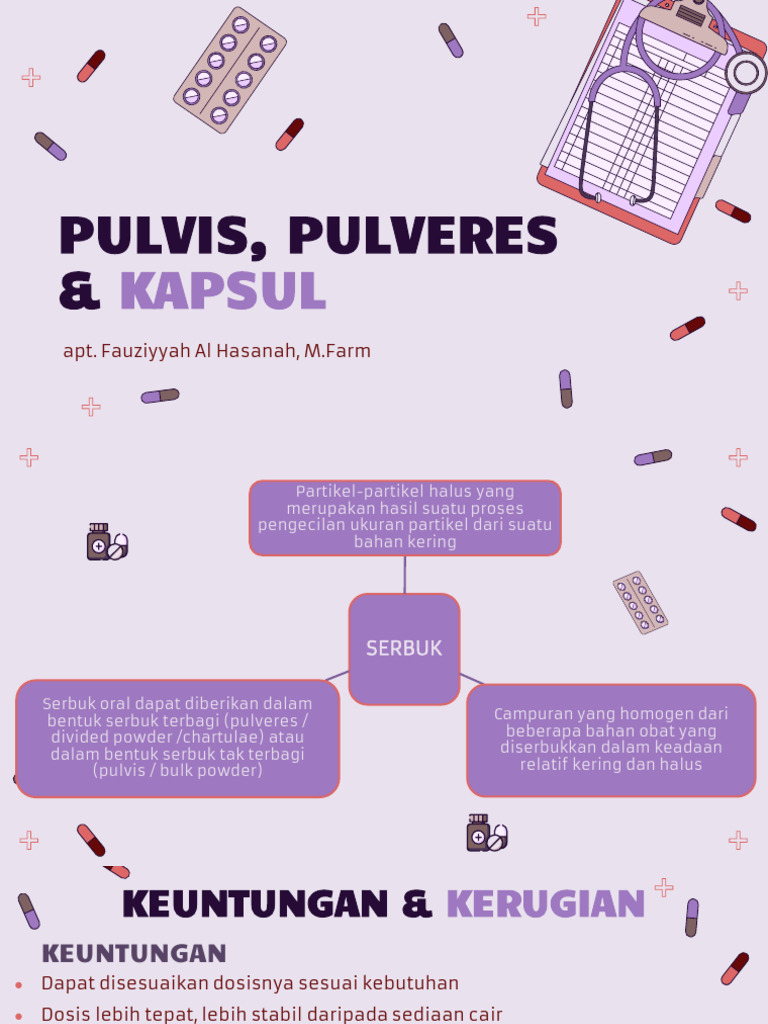Pulvis, Pulveres Dan Kapsul | PDF | Kesehatan Holistik