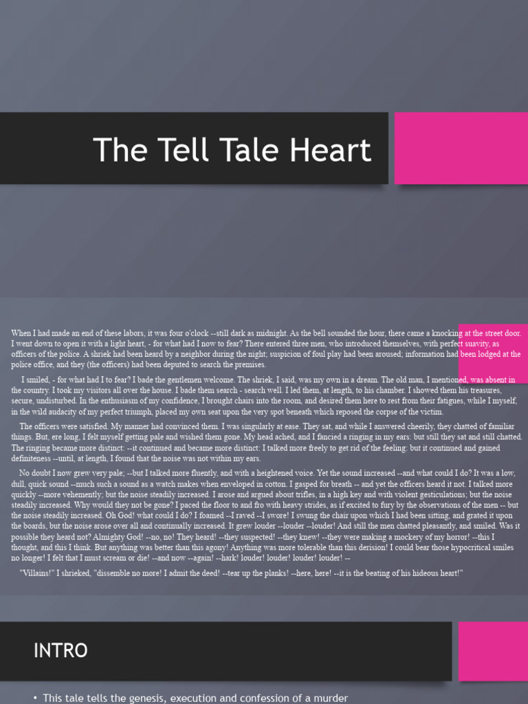 The Tell Tale Heart | PDF | Psychology