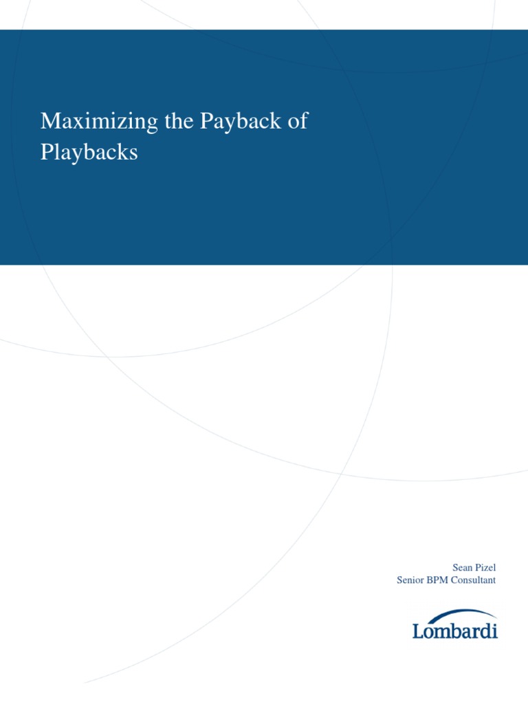 BPM Playback WP | PDF | Business Process | Business Process Management