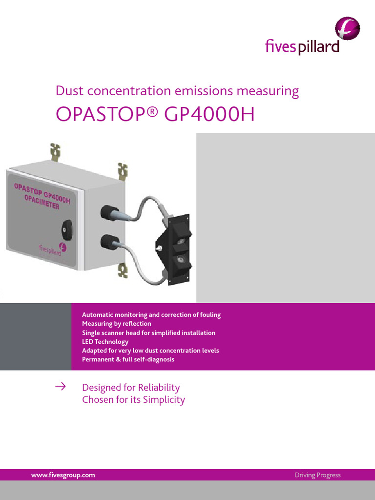 Fives Pillard Opastop 4000h | PDF | Power Supply | Light Emitting Diode
