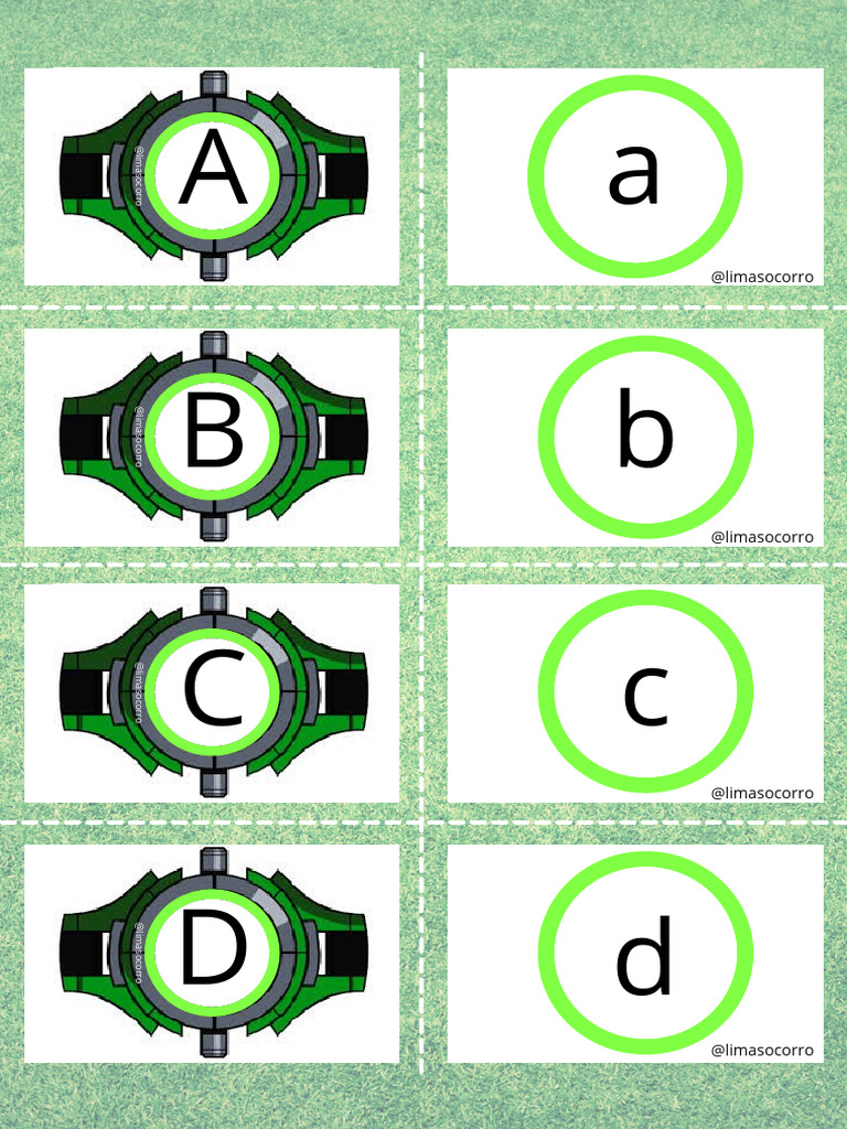 Alfabeto Ben 10 1 | PDF