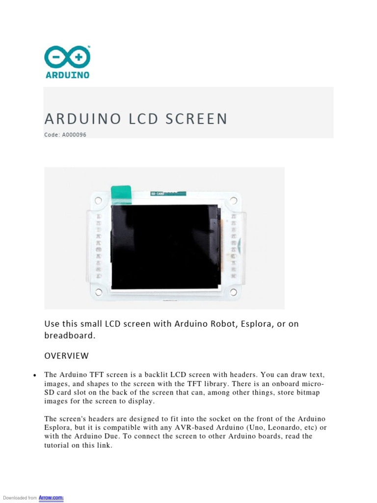 A000096 Web | PDF | Arduino | Information And Communications Technology