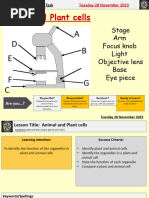 Cells Unit Modeling Cell Structure and Function - SEPUP 2 | PDF | Cell ...