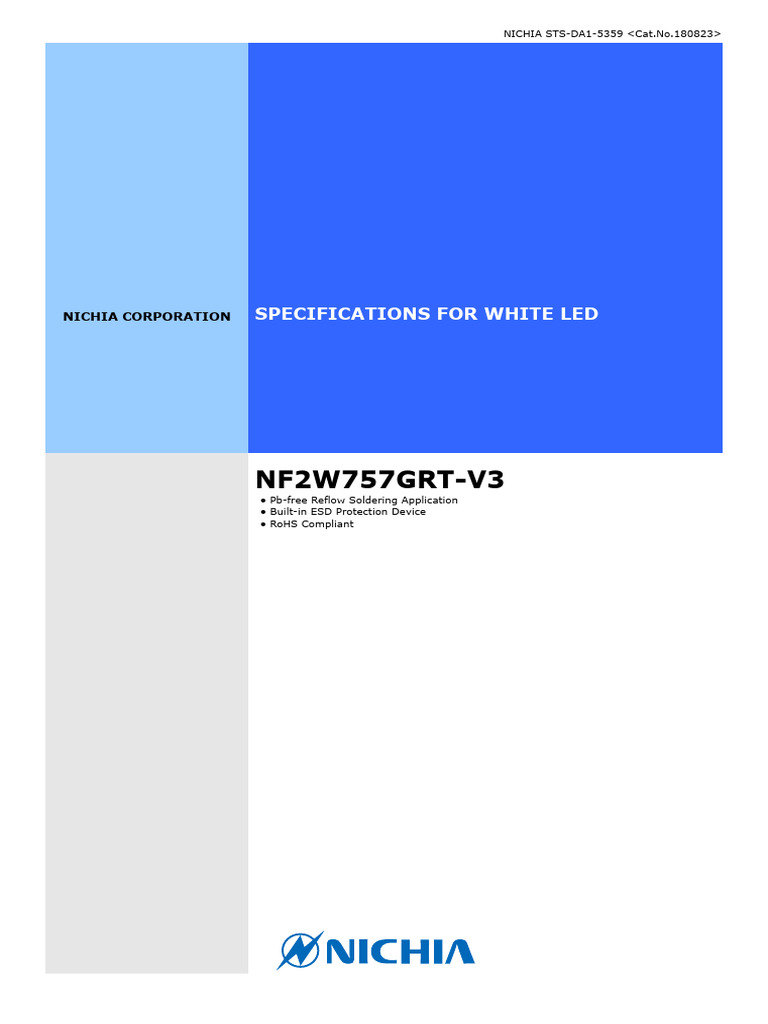 Datasheet LED Chip | PDF | Soldering | Printed Circuit Board