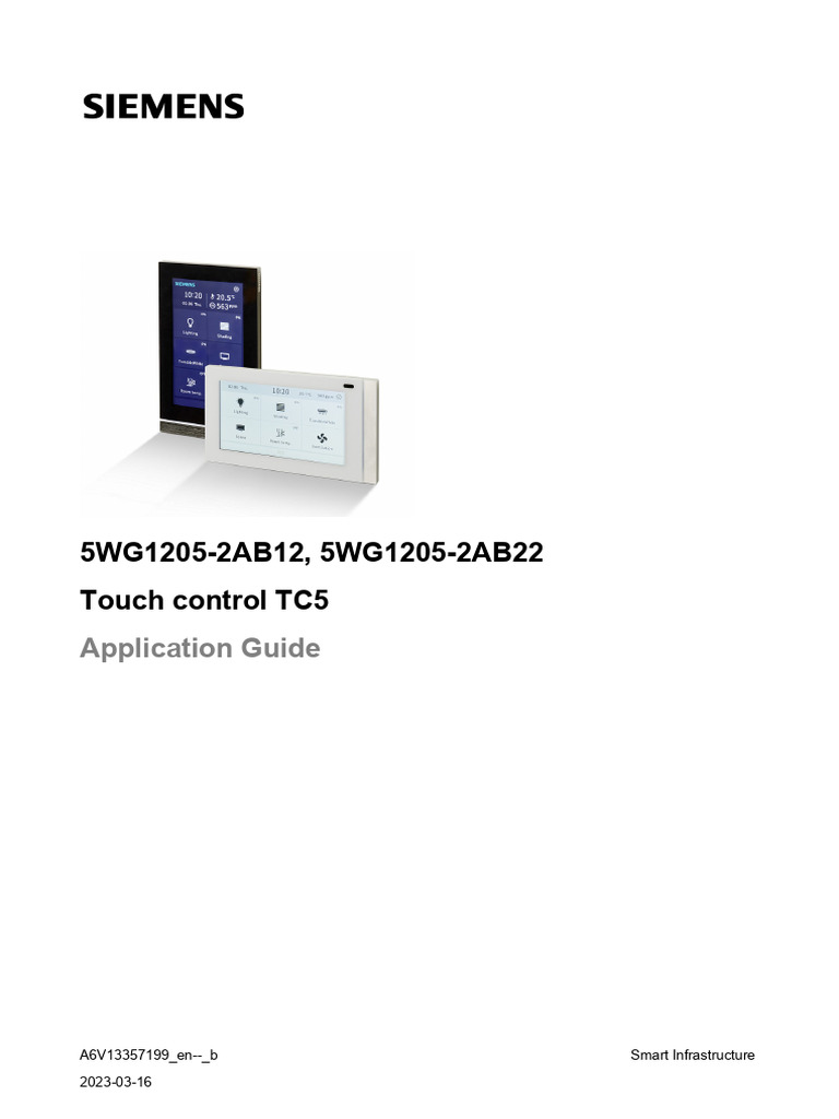 Touch Control TC5 Application Guide | PDF | Icon (Computing) | Computing