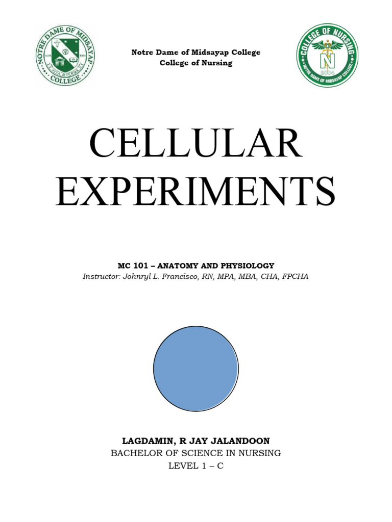 Plasmolysis Experiment in Plant Cells | PDF | Cell Biology | Chemistry