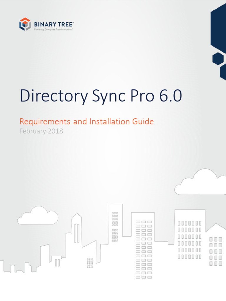 Directory Sync Pro 6.0 Requirements and Installation Guide | PDF | Active Directory | Microsoft ...
