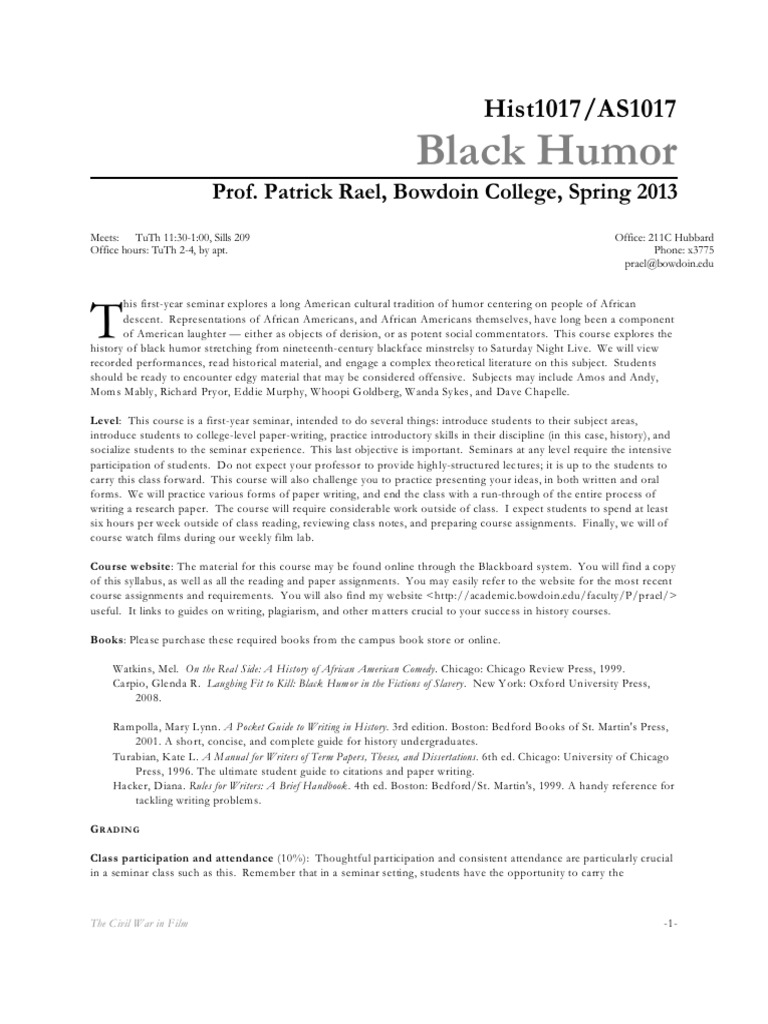 Black Humour | PDF