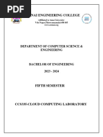 Cs3461 Operating System Lab Manual-1-4 | PDF | Booting | Operating System